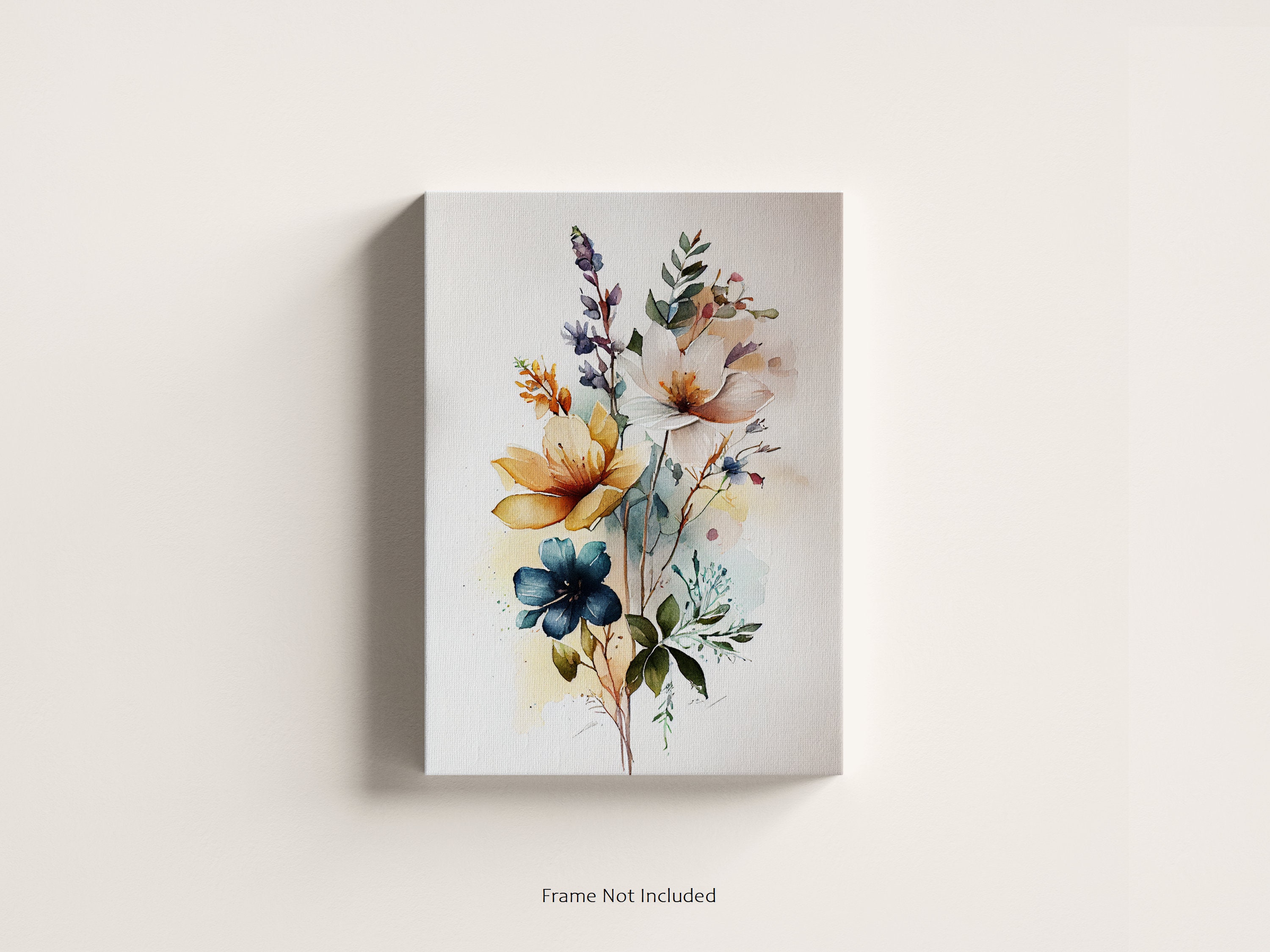 Watercolor Flowers Painting Flower Wall Art Flower Prints Original ...