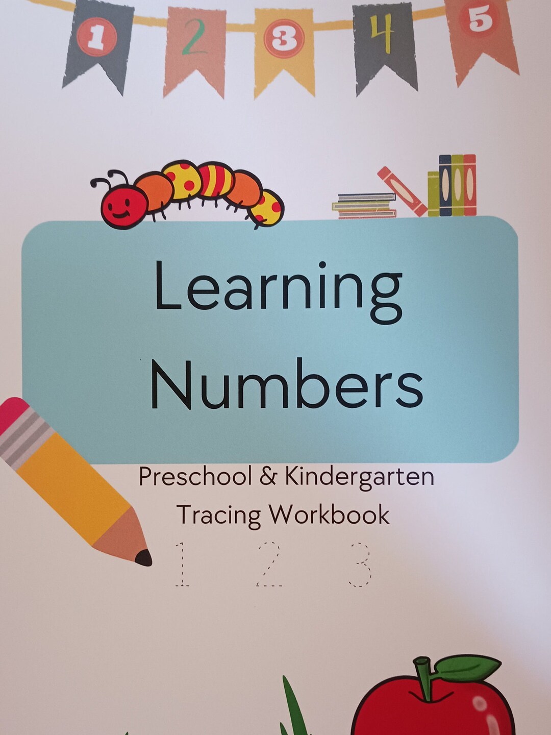 Learning Numbers Tracing Workbook Kindergarten Preschool Homeschool - Etsy