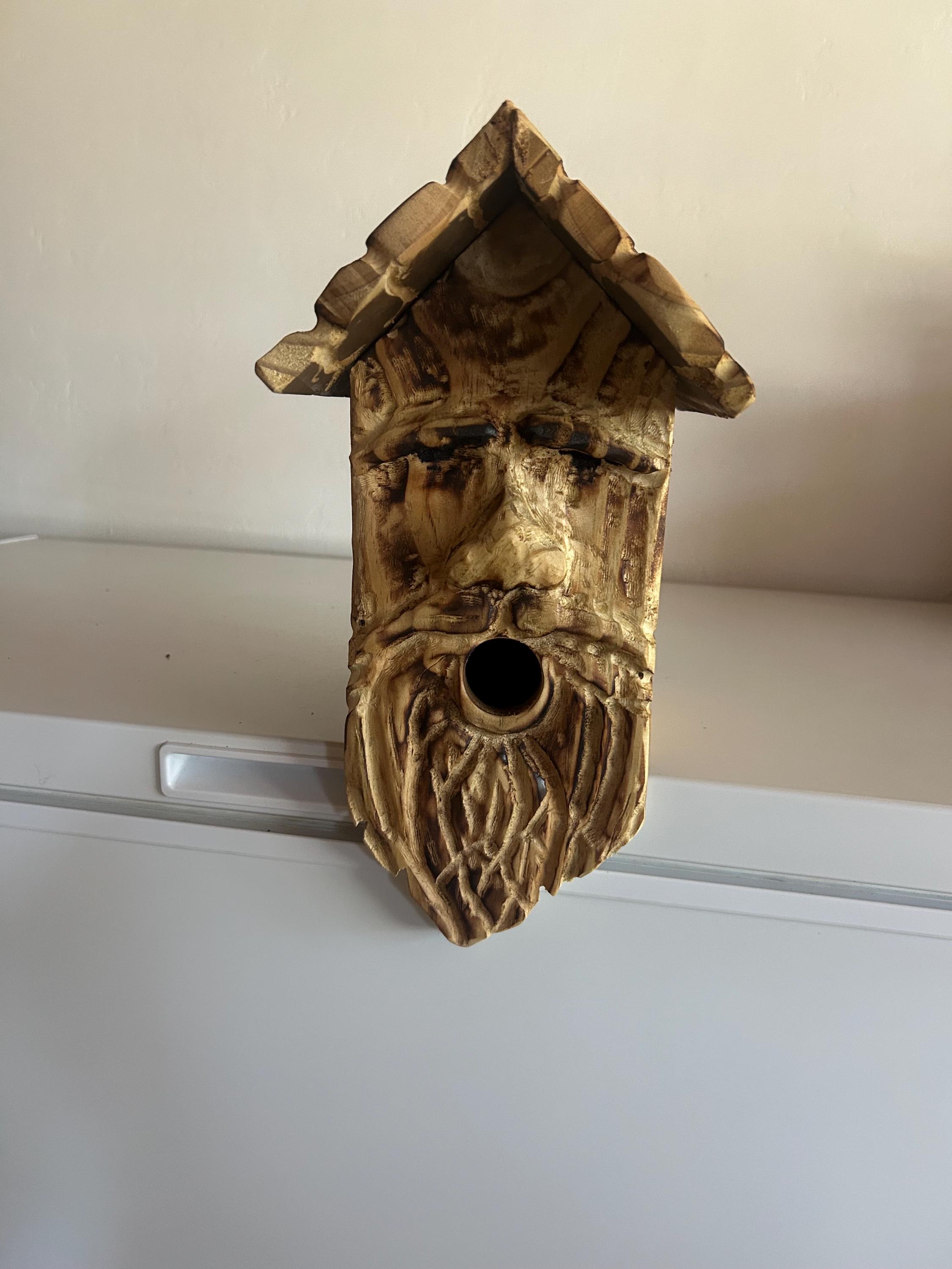 Whimsical Wooden Wood Spirit Home(made) Birdhouse Gift - Etsy