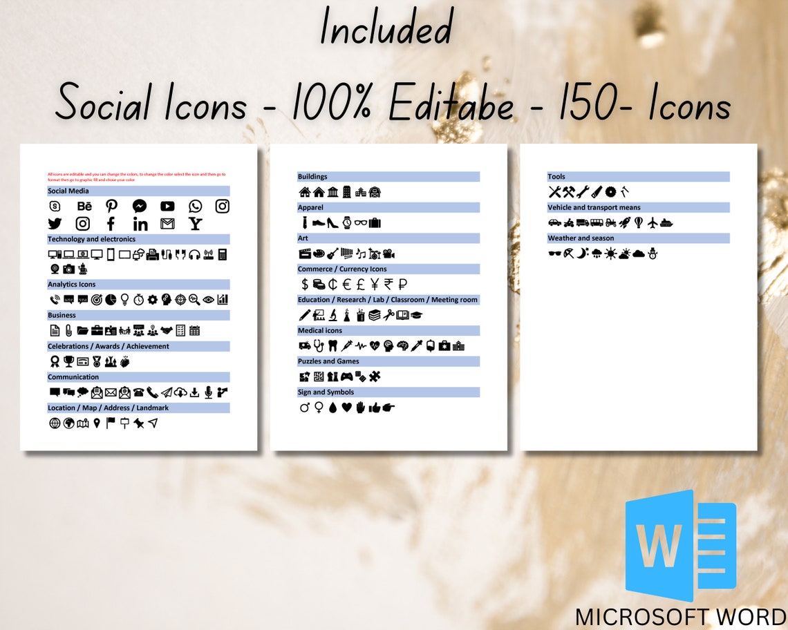 CV Template for Word, Curriculum Vitae, Professional Resume ATS ...