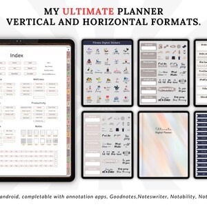 Ultimate Digital Planning Planner Goodnotes, iPad Digital Planners ...