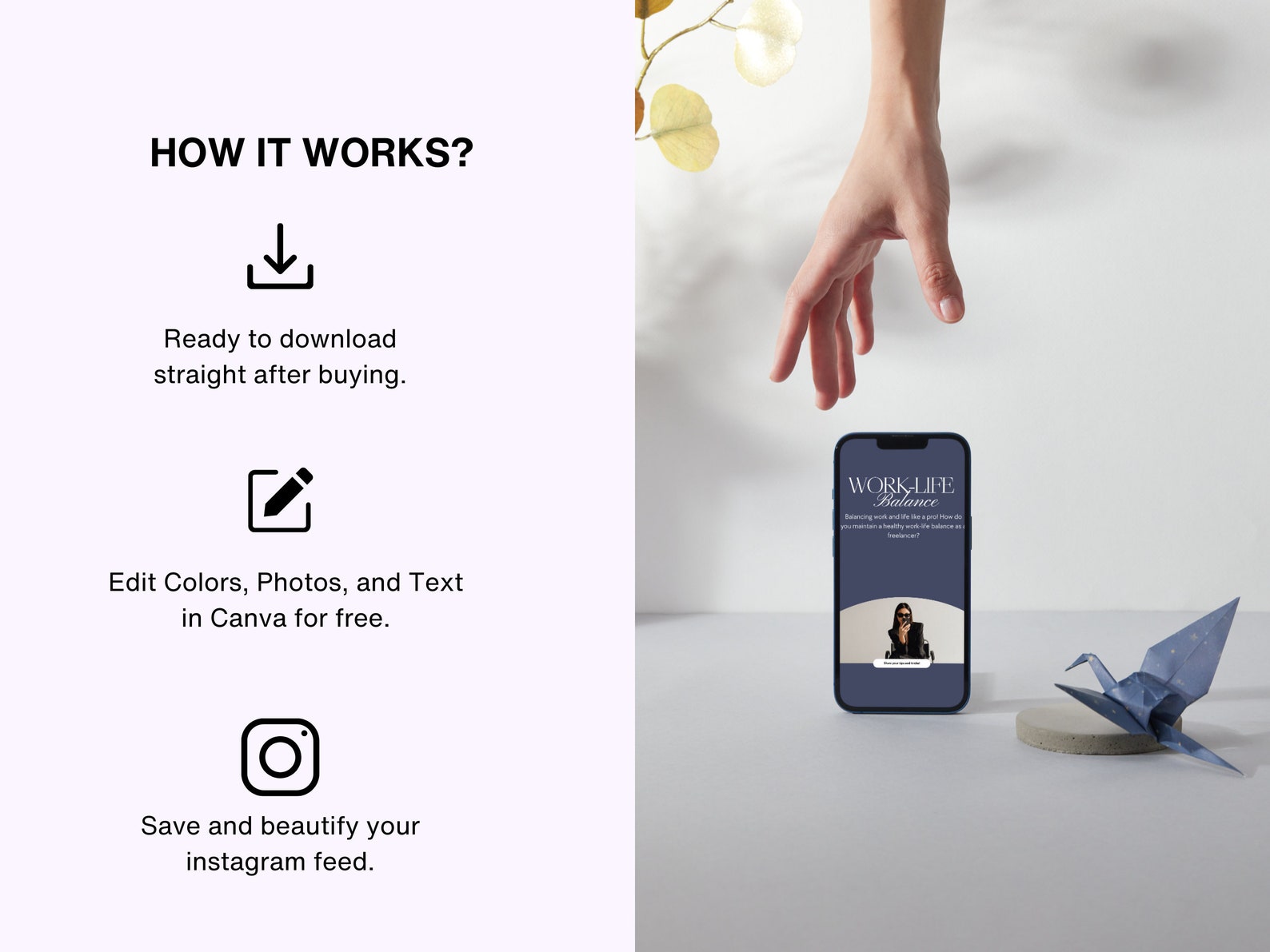 Virtual Assistant Instagram Templates Social Media Manager Personalized ...