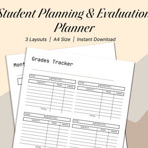 Student School Planning Template Planner, Digital Goodnotes, Printable ...