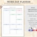 Editable Work Planner Template, Work Day Organizer, Printable Daily ...