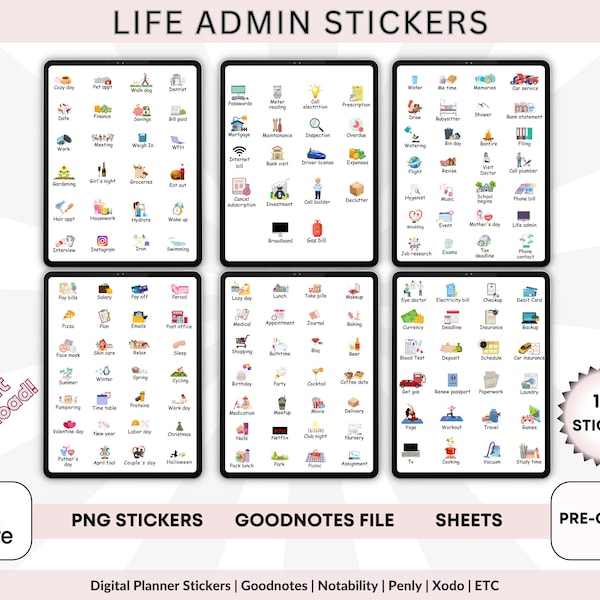 Life Planner Sticker - Etsy