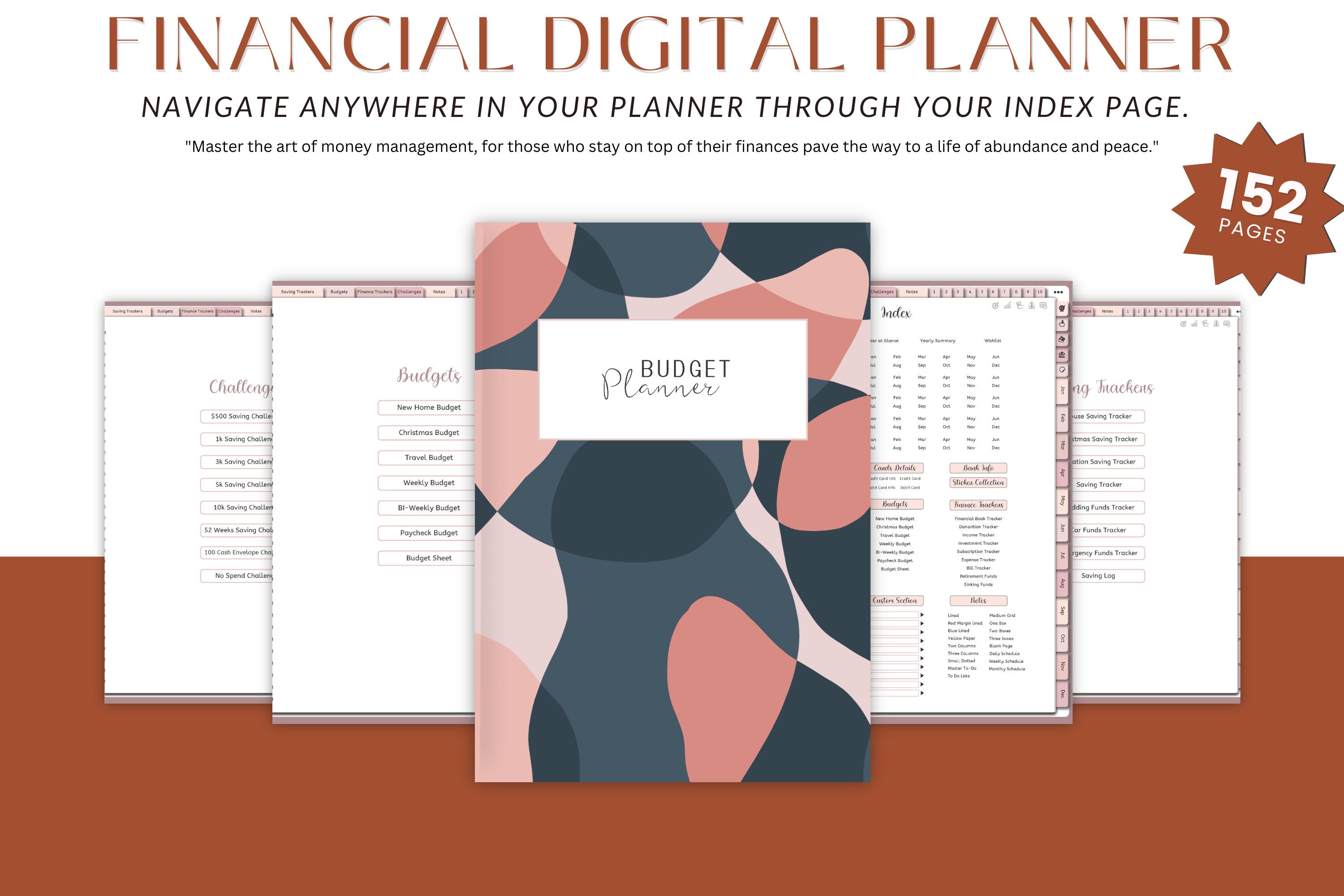 Digital Budget Planner: Financial Tracker for Goodnotes, Notability ...