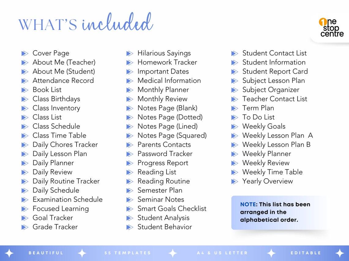 Ultimate Teacher Planner Editable Bundle Templates, Teachers Lesson ...