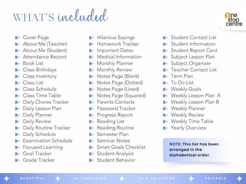 Ultimate Teacher Planner Editable Bundle Templates, Teachers Lesson ...