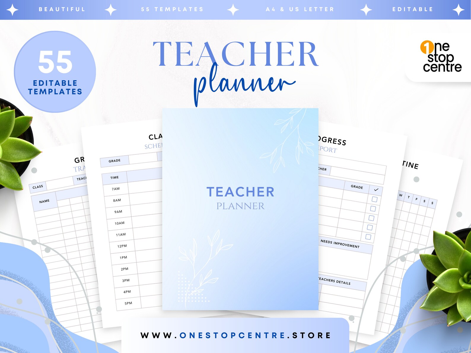 Ultimate Teacher Planner Editable Bundle Templates, Teachers Lesson ...