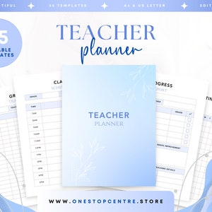 Ultimate Teacher Planner Editable Bundle Templates, Teachers Lesson ...