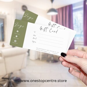 Editable Gift Certificate Template: Add Your Logo (canva) - Etsy