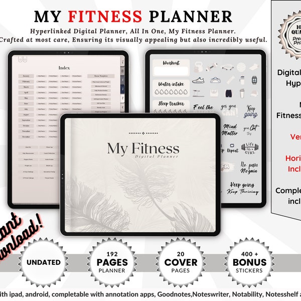Fitness Planner - Etsy