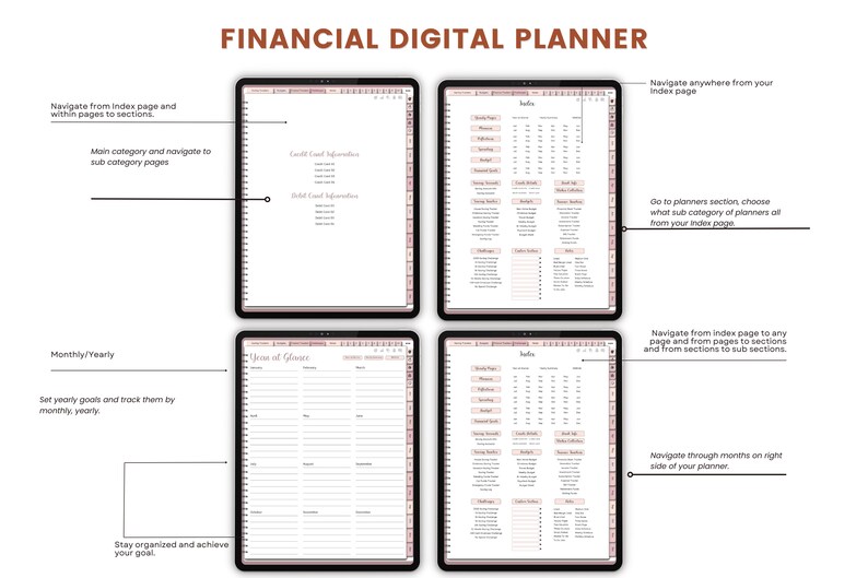 Digital Budget Planner: Financial Tracker for Goodnotes, Notability ...