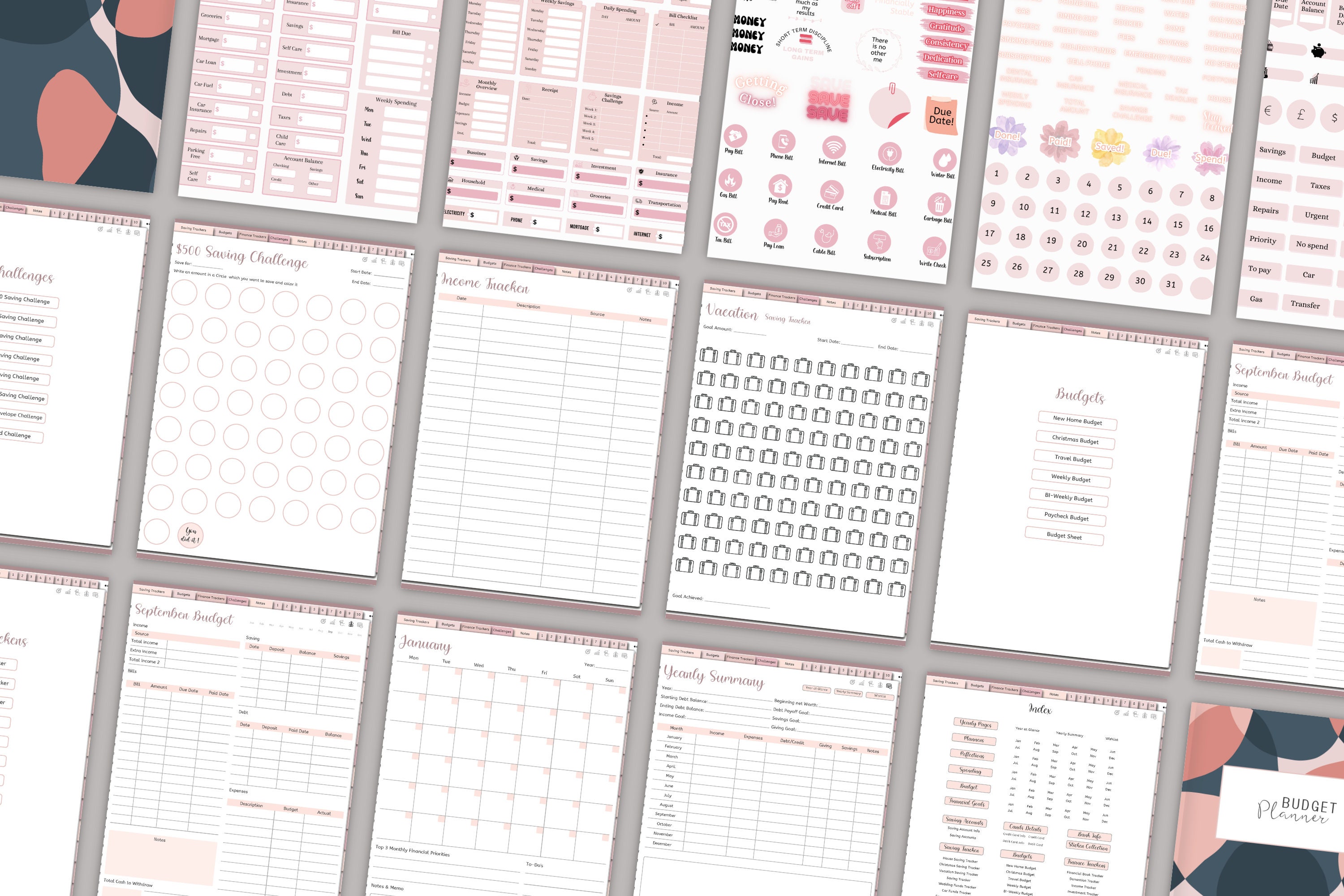 Digital Budget Planner: Financial Tracker for Goodnotes, Notability ...