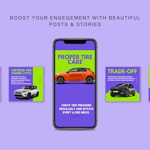 Editable Instagram Car Sales and Dealership Business Templates, Social ...