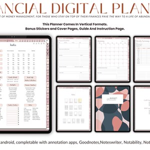 Digital Budget Planner: Financial Tracker for Goodnotes, Notability ...