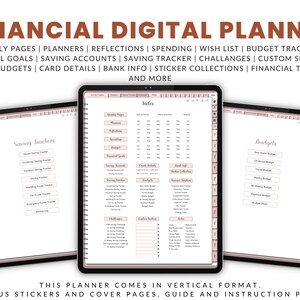 Digital Budget Planner: Financial Tracker for Goodnotes, Notability ...