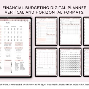Digital Budget Planner for Goodnotes, iPad Planners, Notability ...