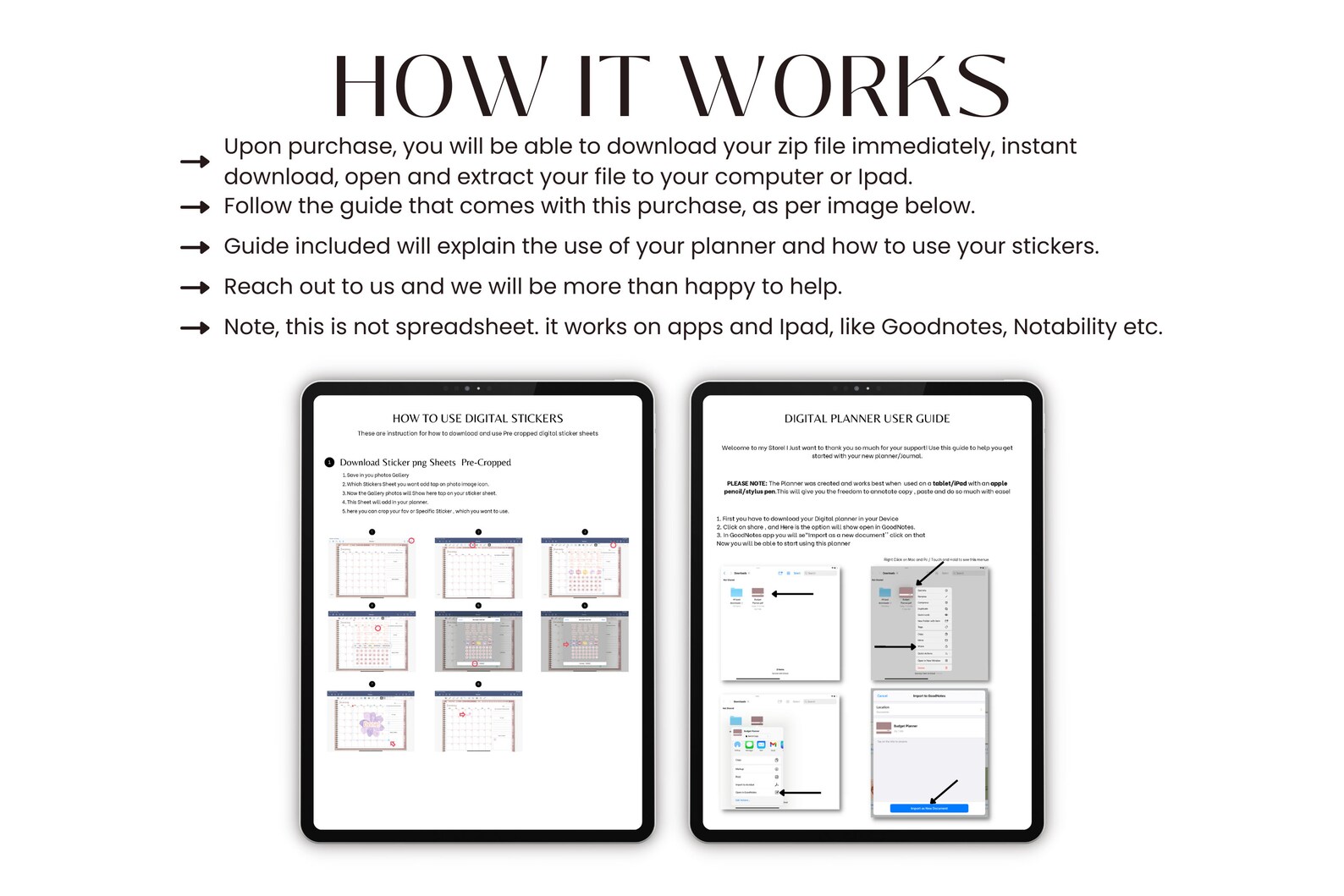 Digital Budget Planner: Financial Tracker for Goodnotes, Notability ...