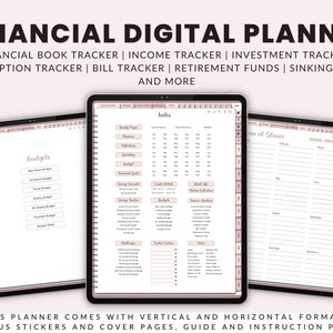 Digital Budget Planner for Goodnotes, iPad Planners, Notability ...