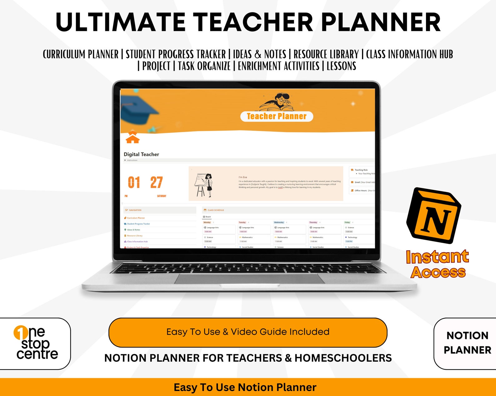Teacher Notion Digital Planner Template Ultimate Teachers - Etsy Australia