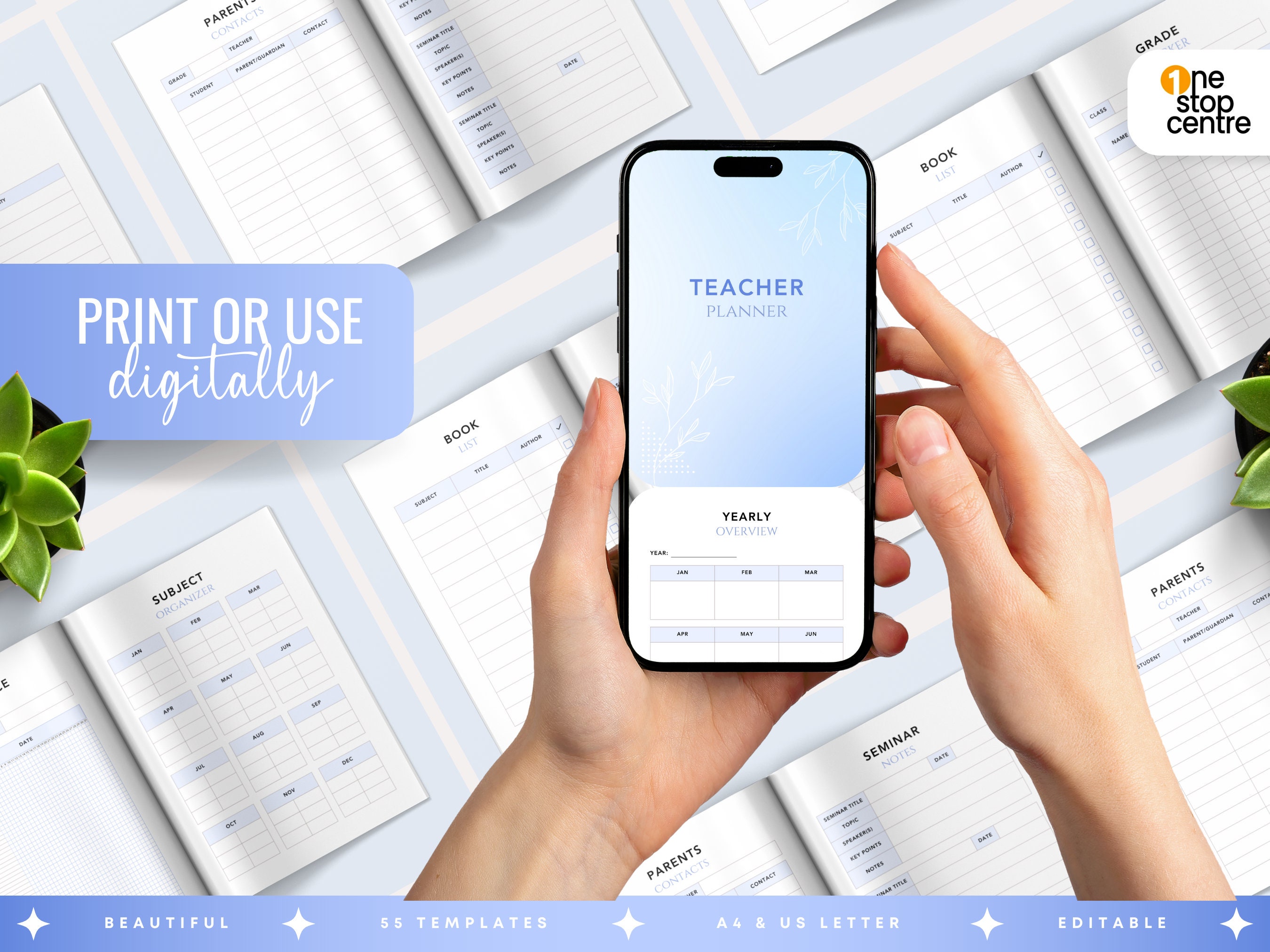 Ultimate Teacher Planner Editable Bundle Templates, Teachers Lesson ...