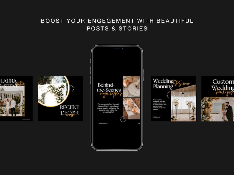 Social Media Instagram Wedding Event Management Planning Business ...