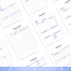 Ultimate Teacher Planner Editable Bundle Templates, Teachers Lesson ...