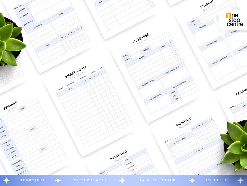Ultimate Teacher Planner Editable Bundle Templates, Teachers Lesson ...