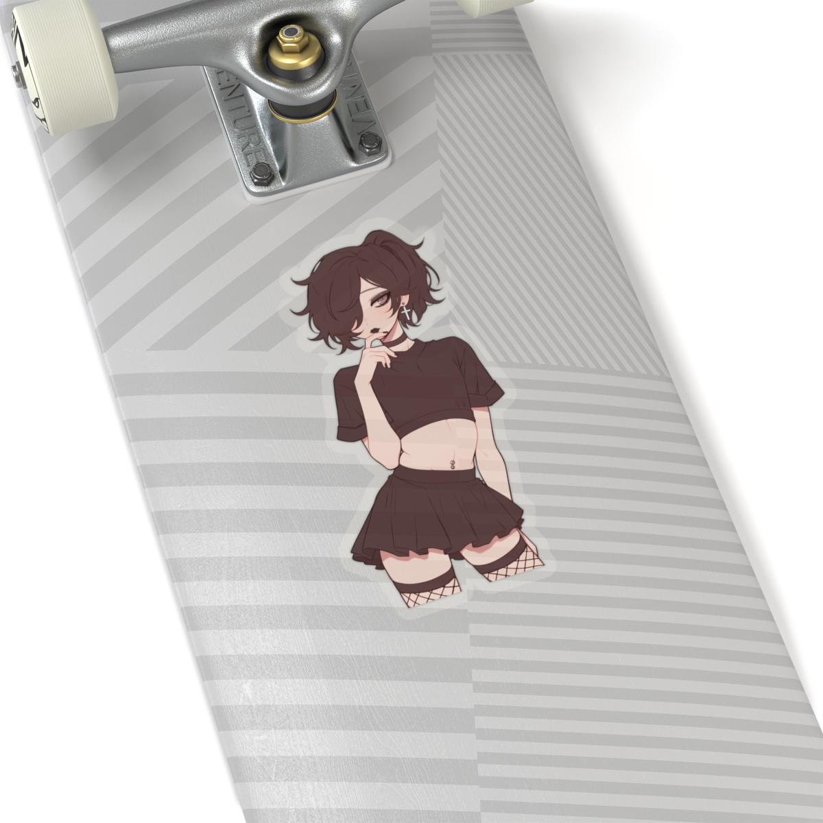 Goth Femboy - Transparent Cute Aesthetic Femboy Sticker - Etsy