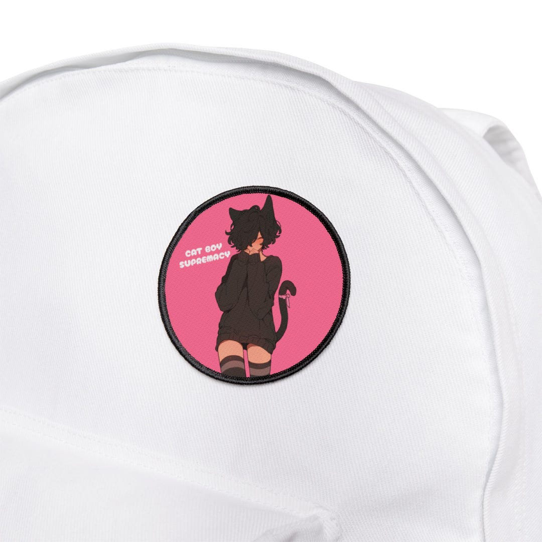 Black Cat Femboy - Cute Aesthetic Femboy Patches - Etsy