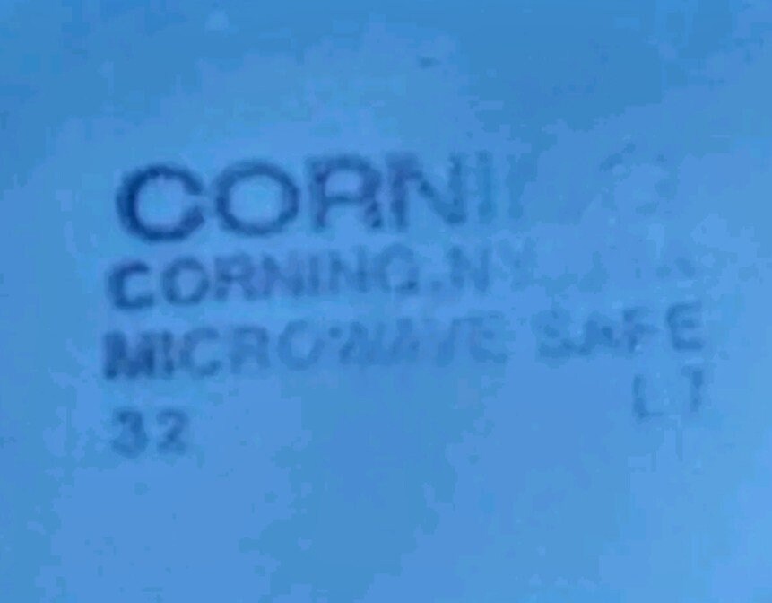 Set of 2- Corning- Blue 10 Oz Cups - Etsy