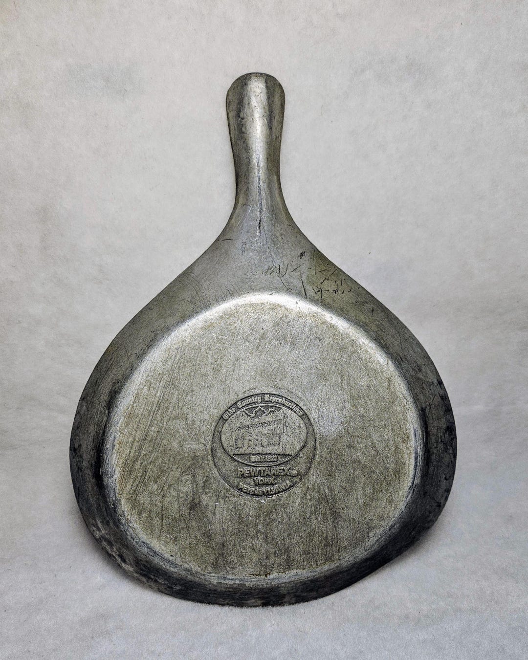 Vintage- Olde Country Reproductions- Pewtarex- Aluminum Frying Pan - Etsy