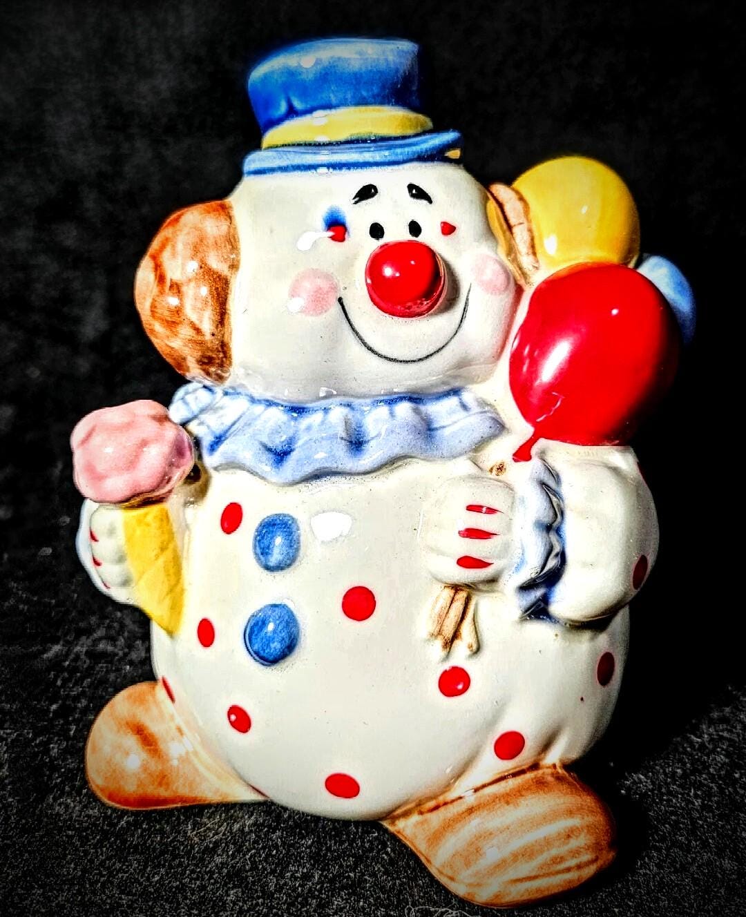 Vintage- Josef Originals- Clown Bank - Etsy