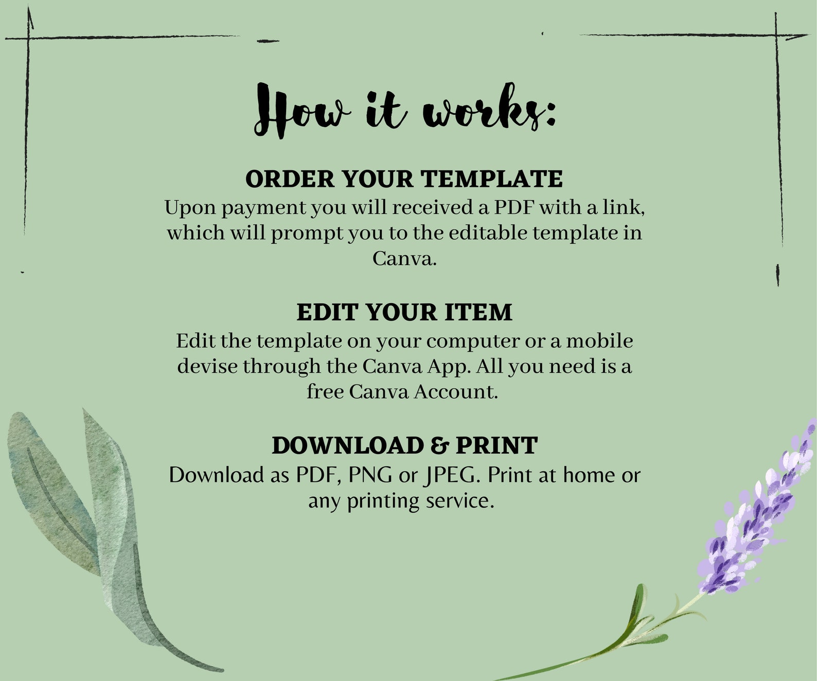 Thank You Card, Editable Thank You Card Template, Printable Thank You ...