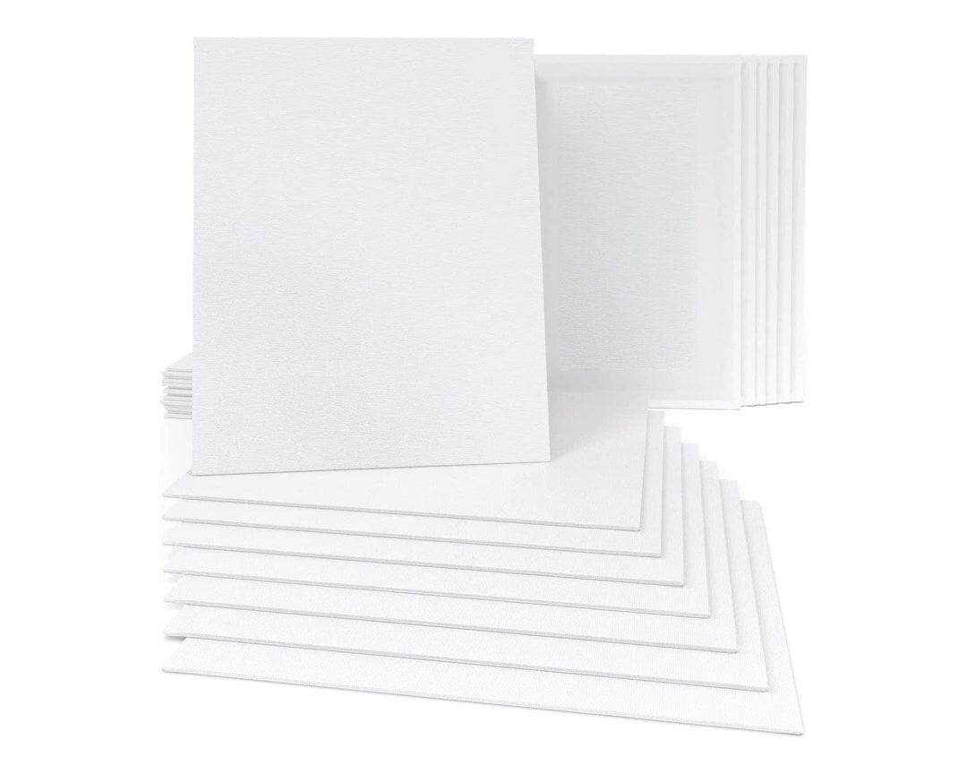 5x Premium 100% Cotton Canvas Panel Board 14 X 11 for Acrylic & Oil ...