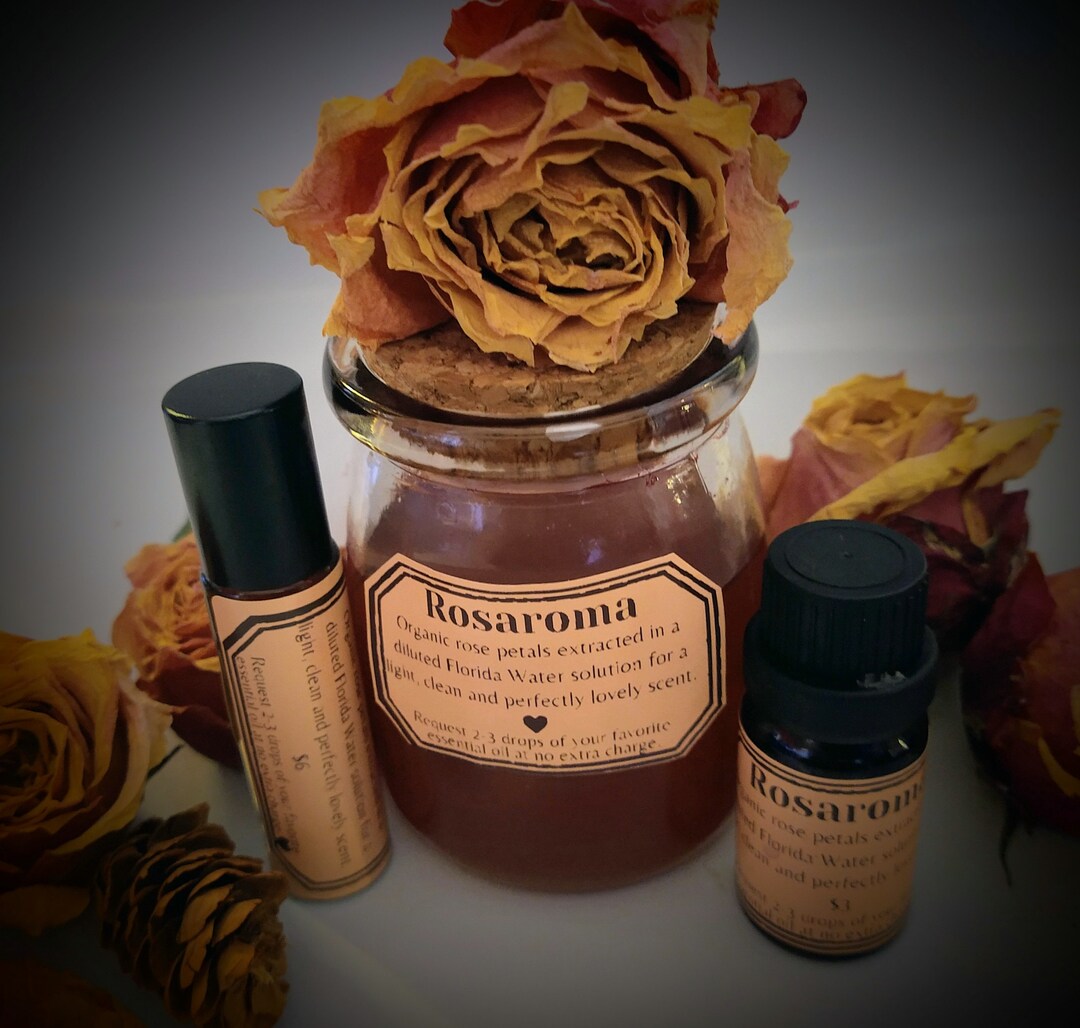 Rosaroma Natural Rose Perfume W/free Essential Oil - Etsy