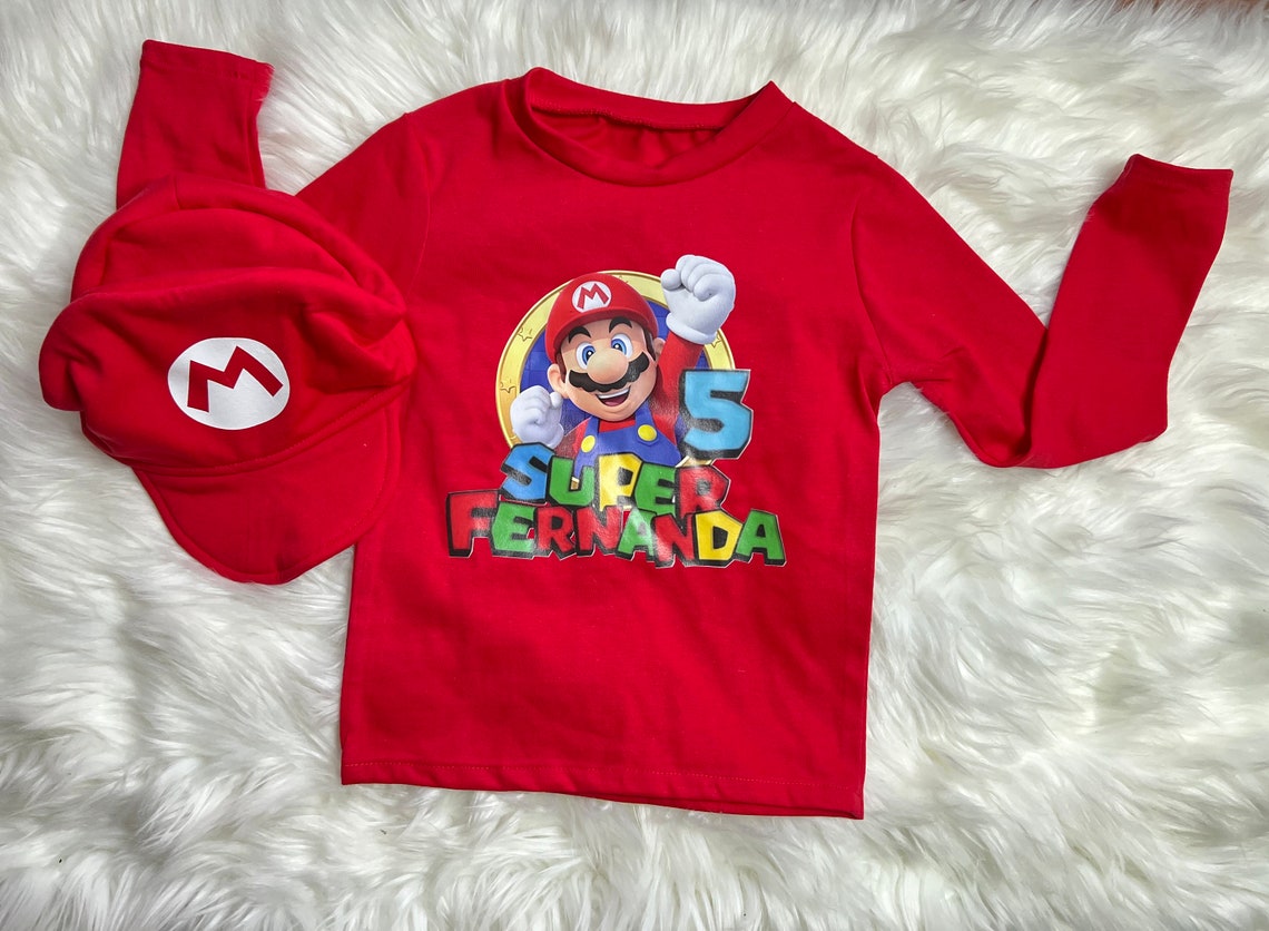 Mario Bros Tutu for Girls Personalized With Name and Age. - Etsy