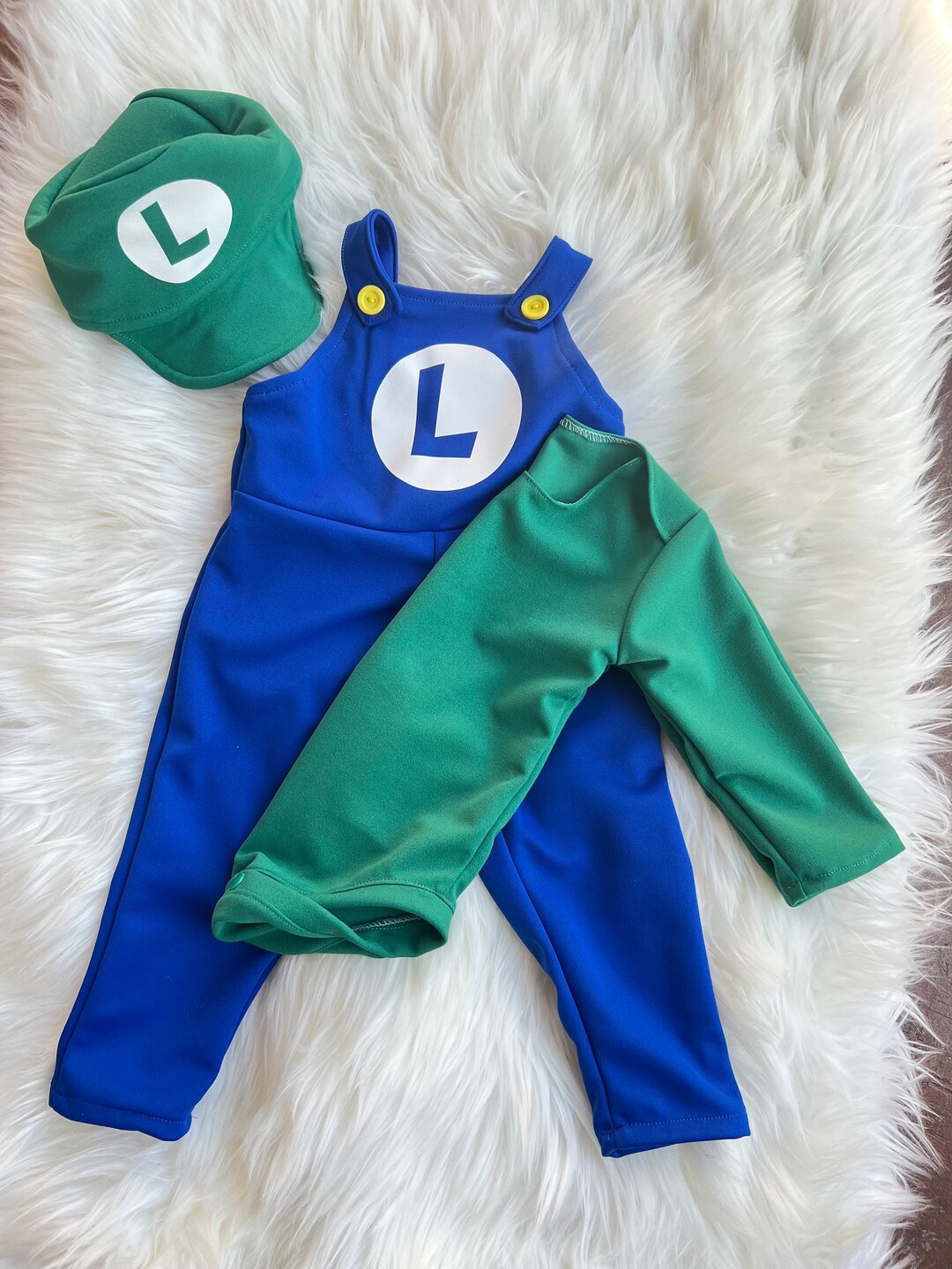 Difraz De Luigi Hermano De Mario Bros. - Etsy