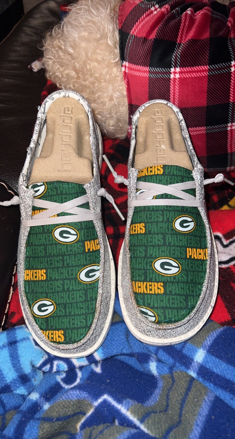 Personalized NFL Hey Dudes - Etsy