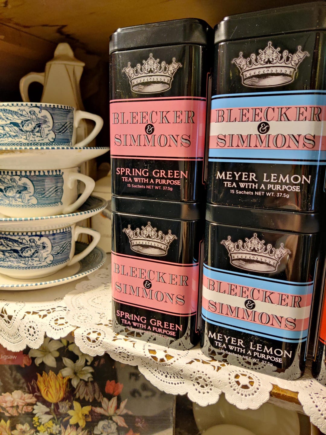 Bleecker and Simmons Organic Meyer Lemon Tea, Small Batch Teas, Citrus ...