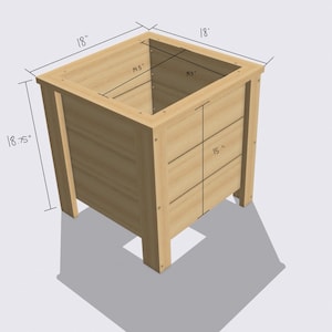 Planter Box, DIY, Building Plans, Beginner Friendly - Etsy