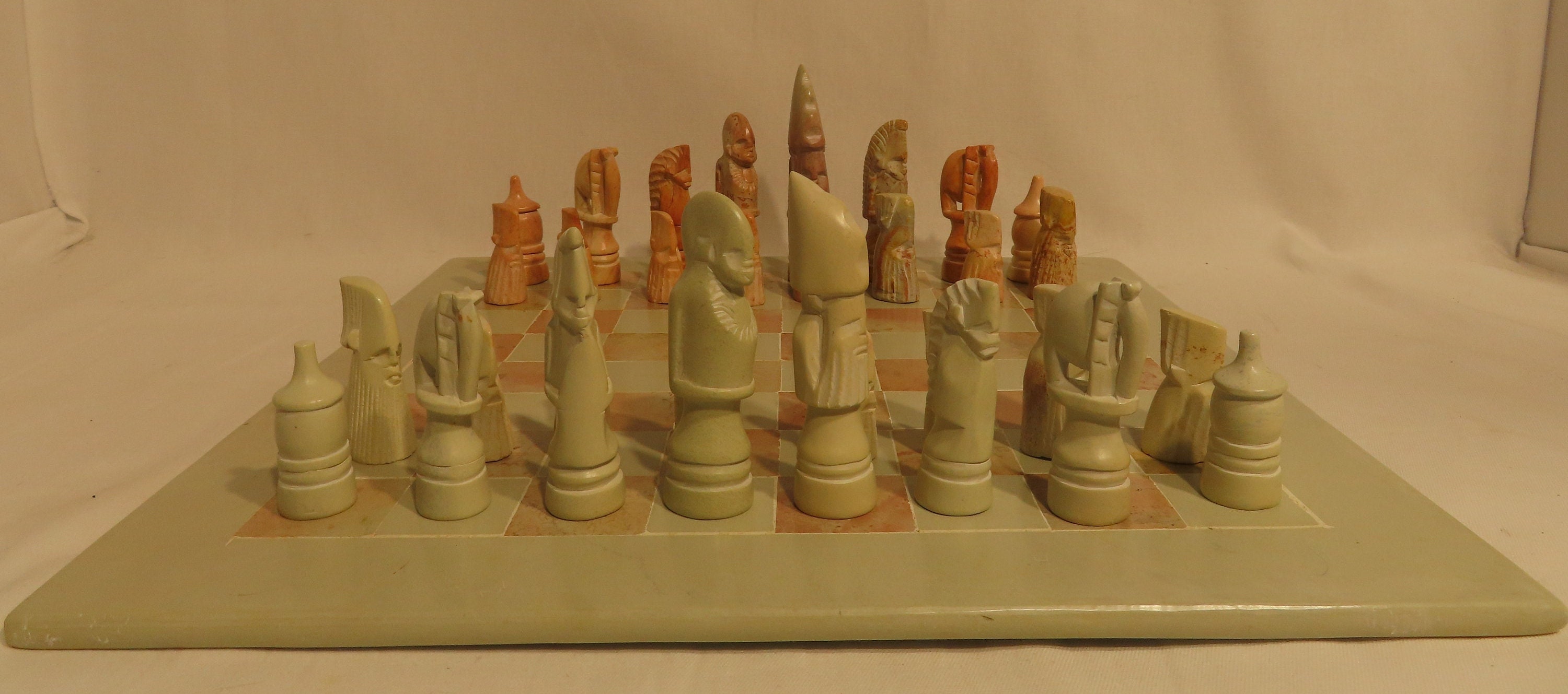 Kisii Soapstone Chess Set- Hand Carved in Kenya - Etsy