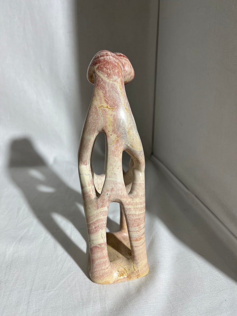 Kisii Soapstone 8"lovers Sculpture - Etsy