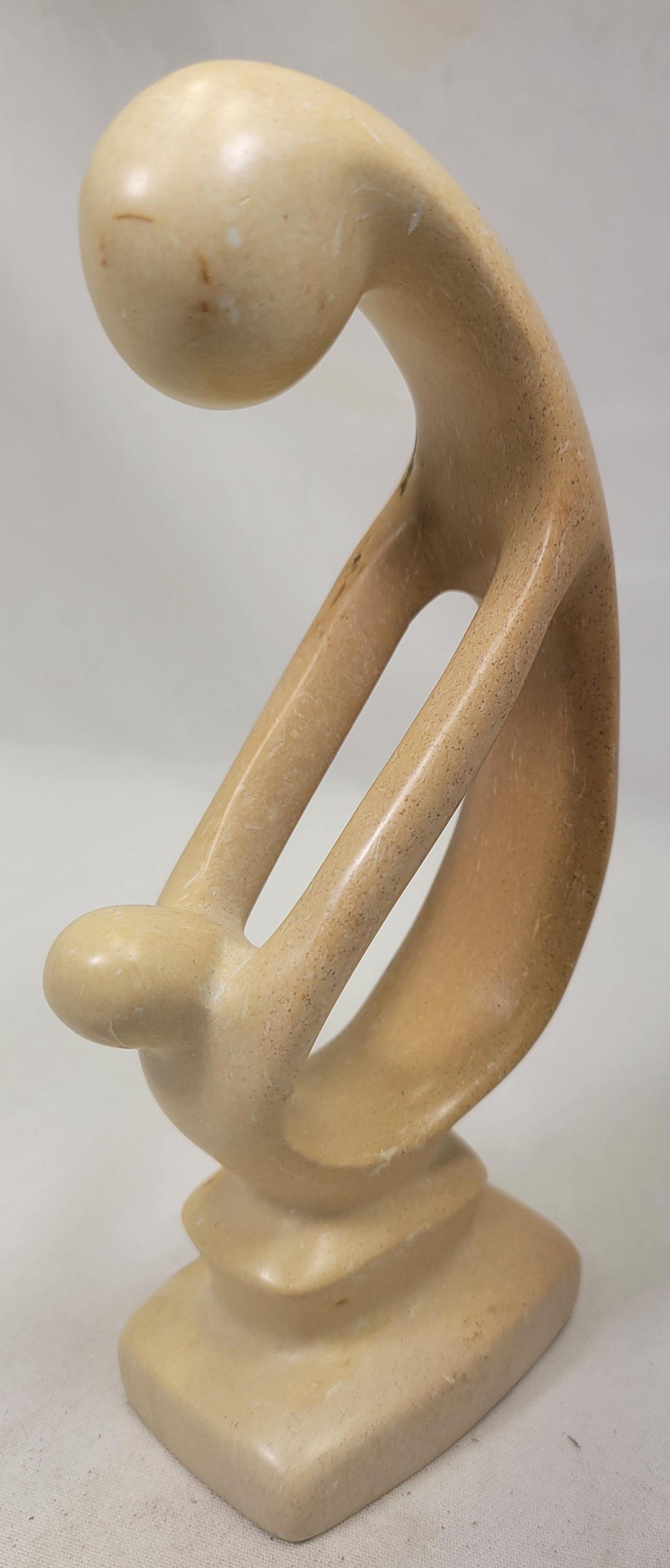 Kisii Soapstone Mother and Child Sculpture- Hand Carved in Kenya - Etsy