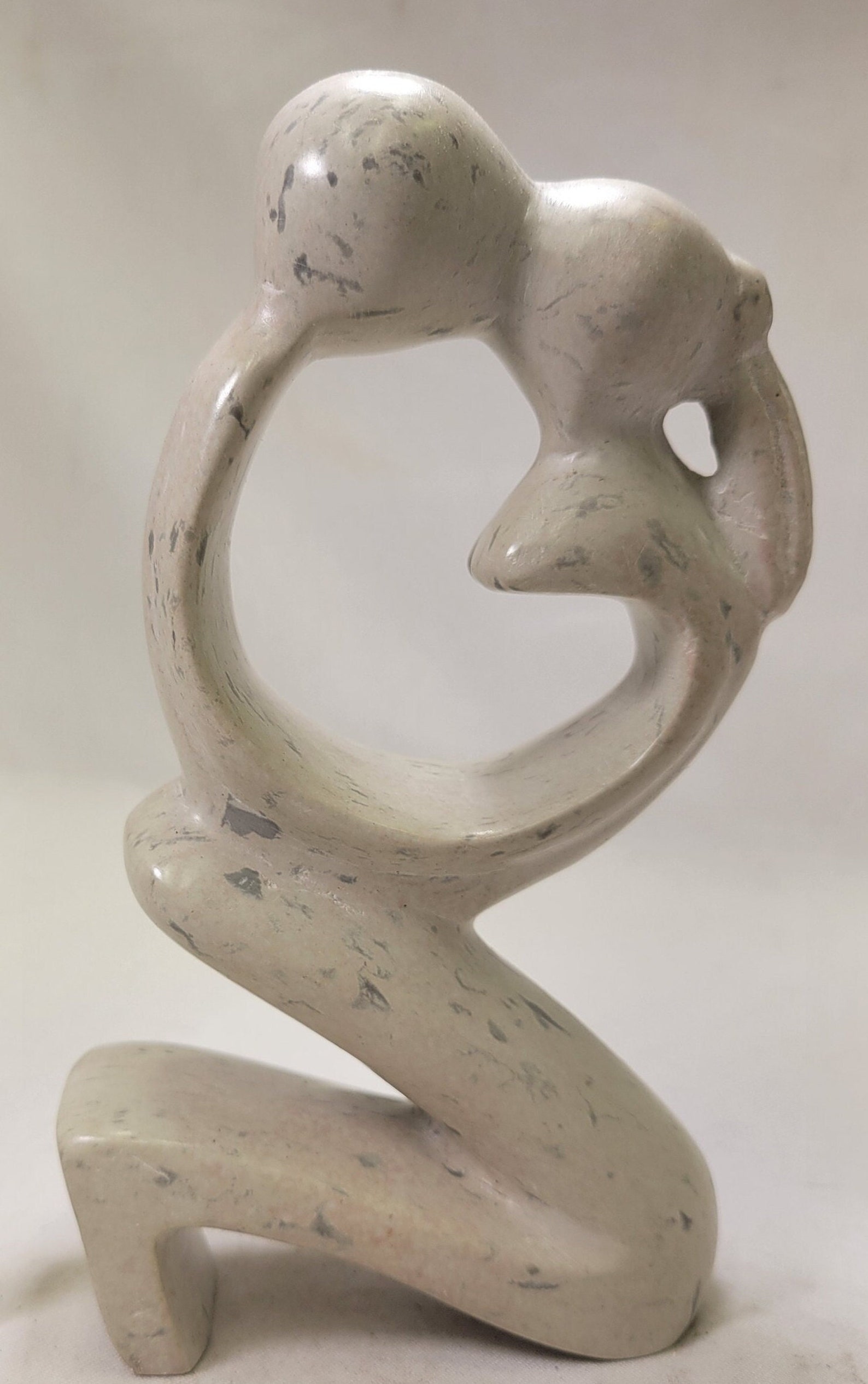 Kisii Soapstone Kneeling Lovers Sculpture- Hand Carved in Kenya - Etsy