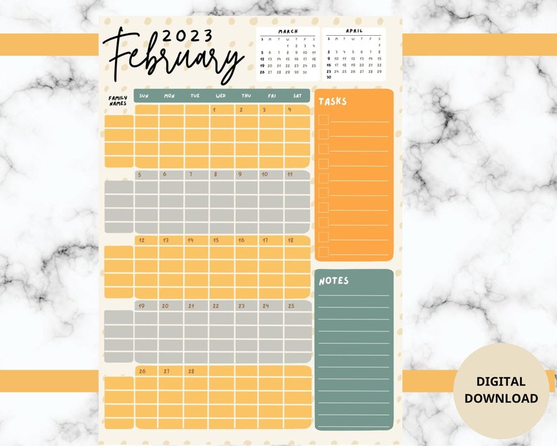 Family Planner 2023 (printable) to Stay Organized and Productive ...