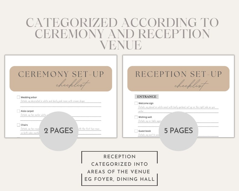 Wedding Venue Set up Guide to Plan Wedding Venue Checklist and Organize ...