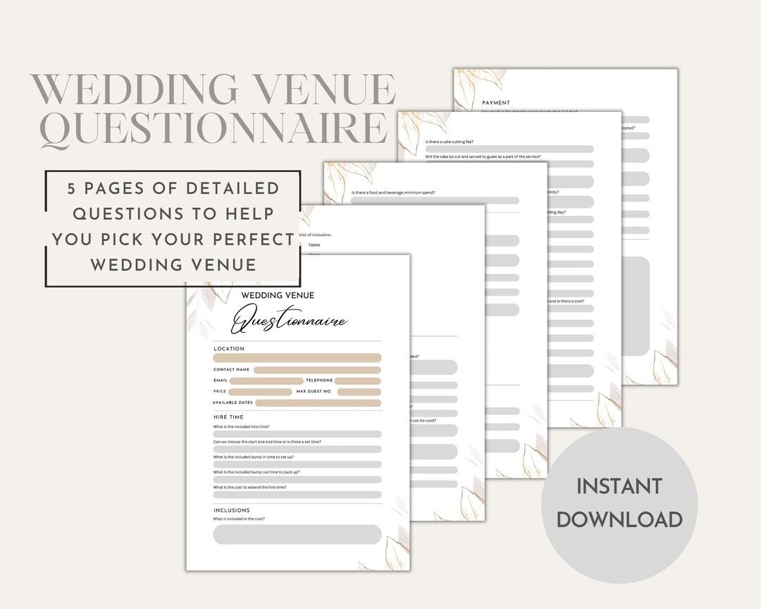Wedding Venue Questions to Select Wedding Venue Location for Wedding ...