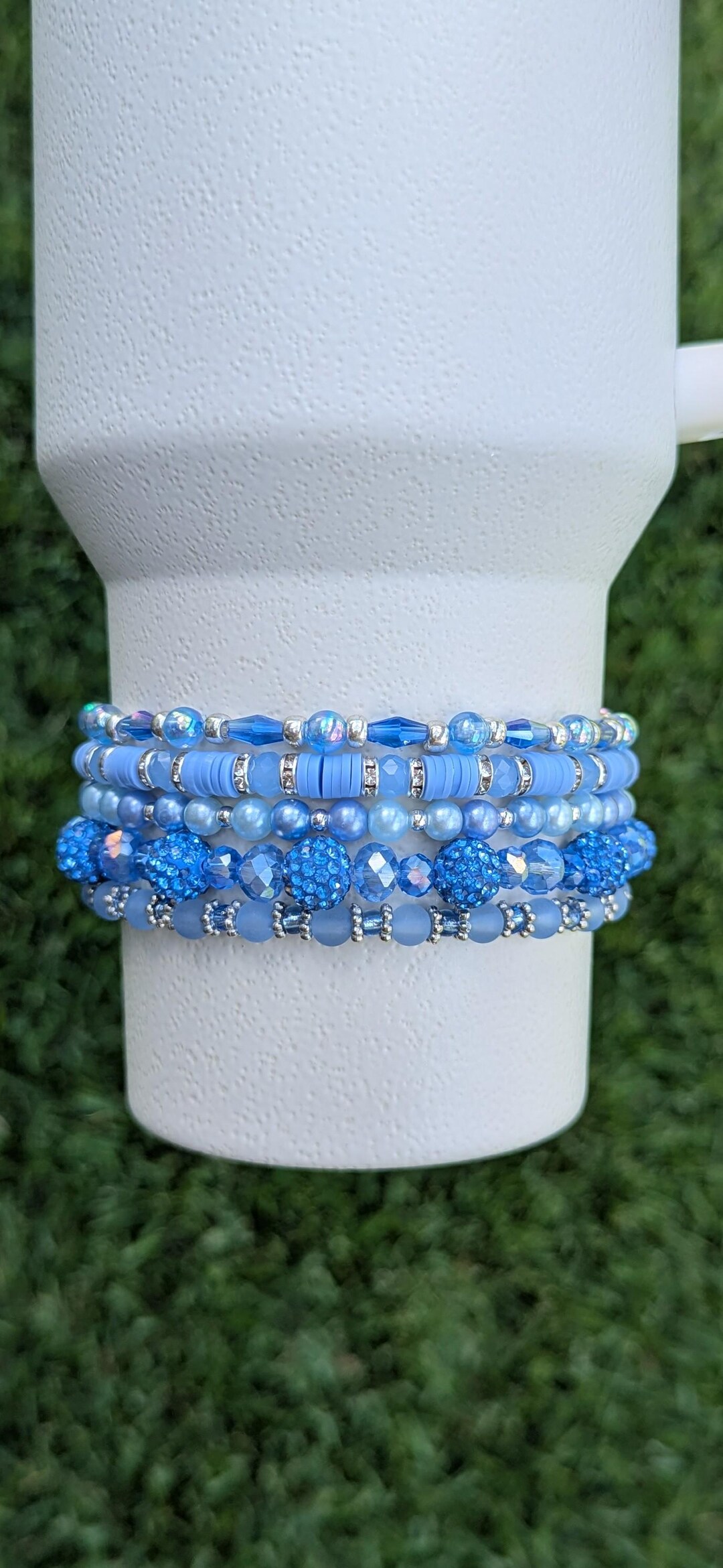 Blue Stanley Cup Stacking Bracelets Boot Topper Bracelets Stanley Cup ...